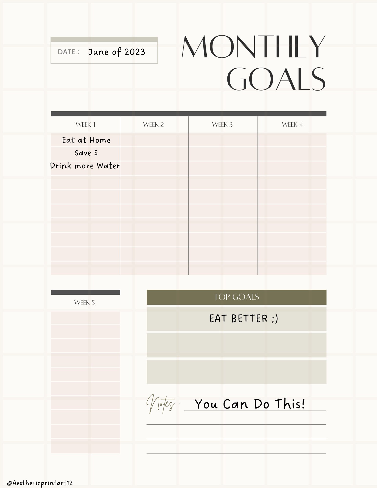 2023 Floral Digital Planner Set 4 Things Included, Weekly Planner ...