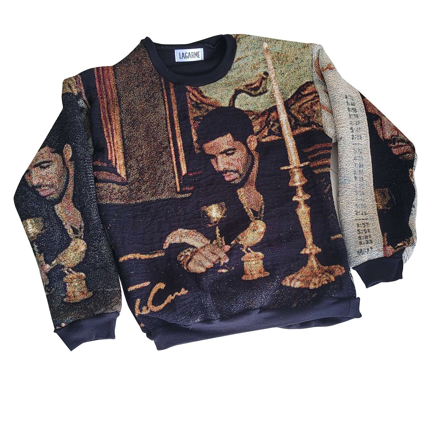 Drake Hoodie, Drake Tapestry sweater Take Care Album, Custom Tapestry ...