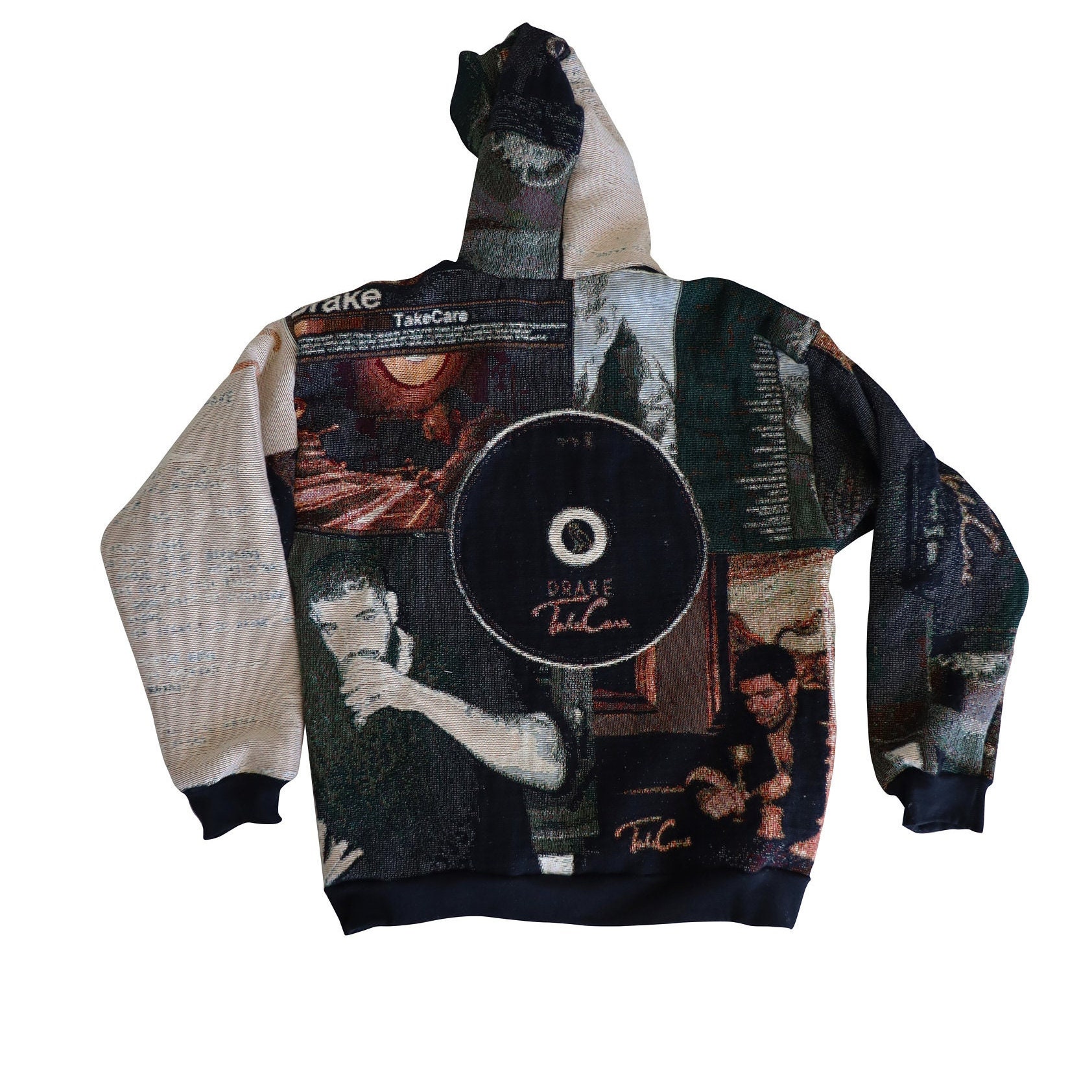 Drake Hoodie, Drake Tapestry sweater Take Care Album, Custom Tapestry ...