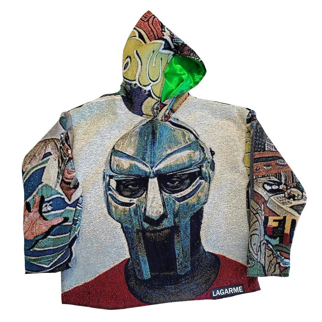 MF DOOM Tapestry Hoodie, Blond Tapestry Sweater , Custom Tapestry ...
