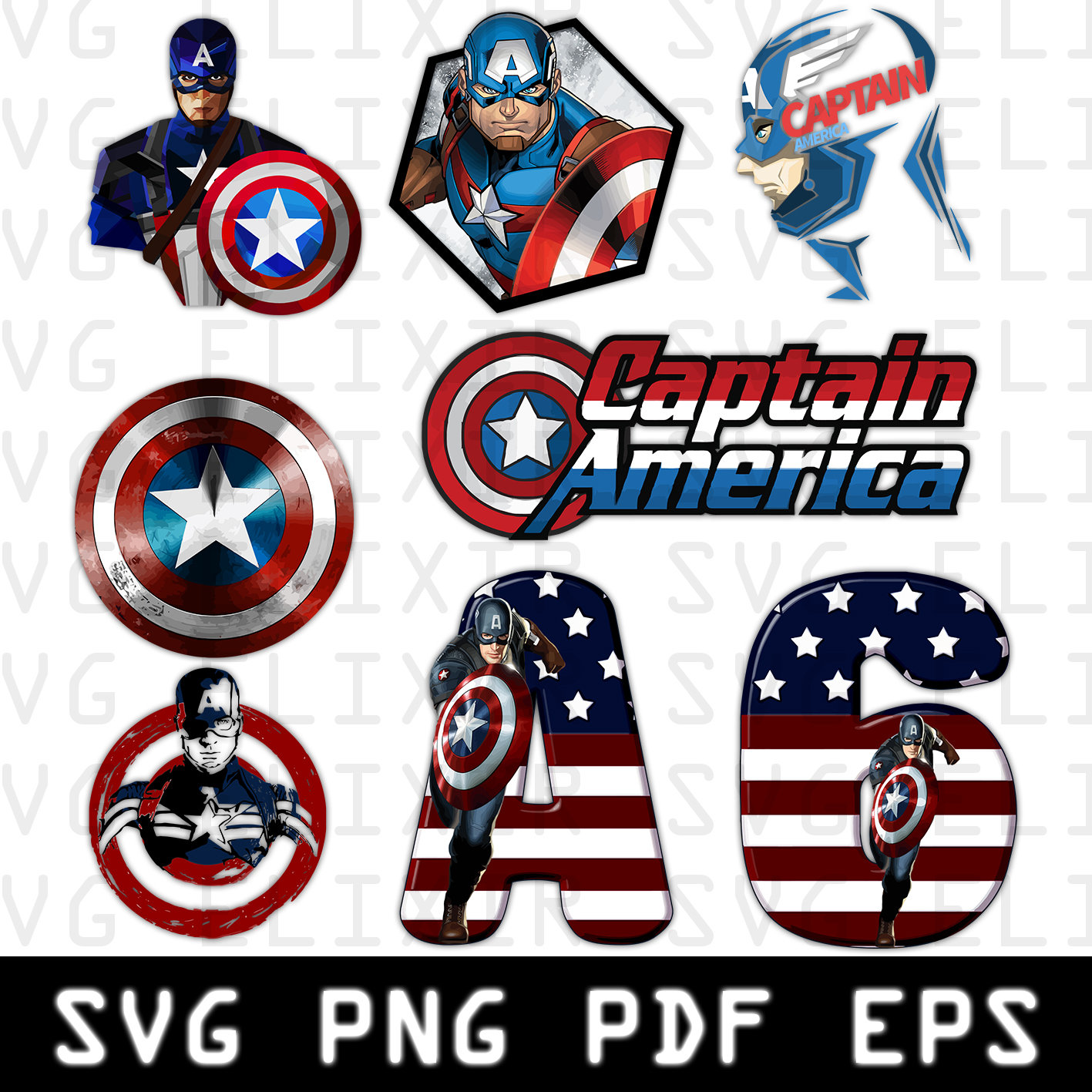 Captain America Logo Png