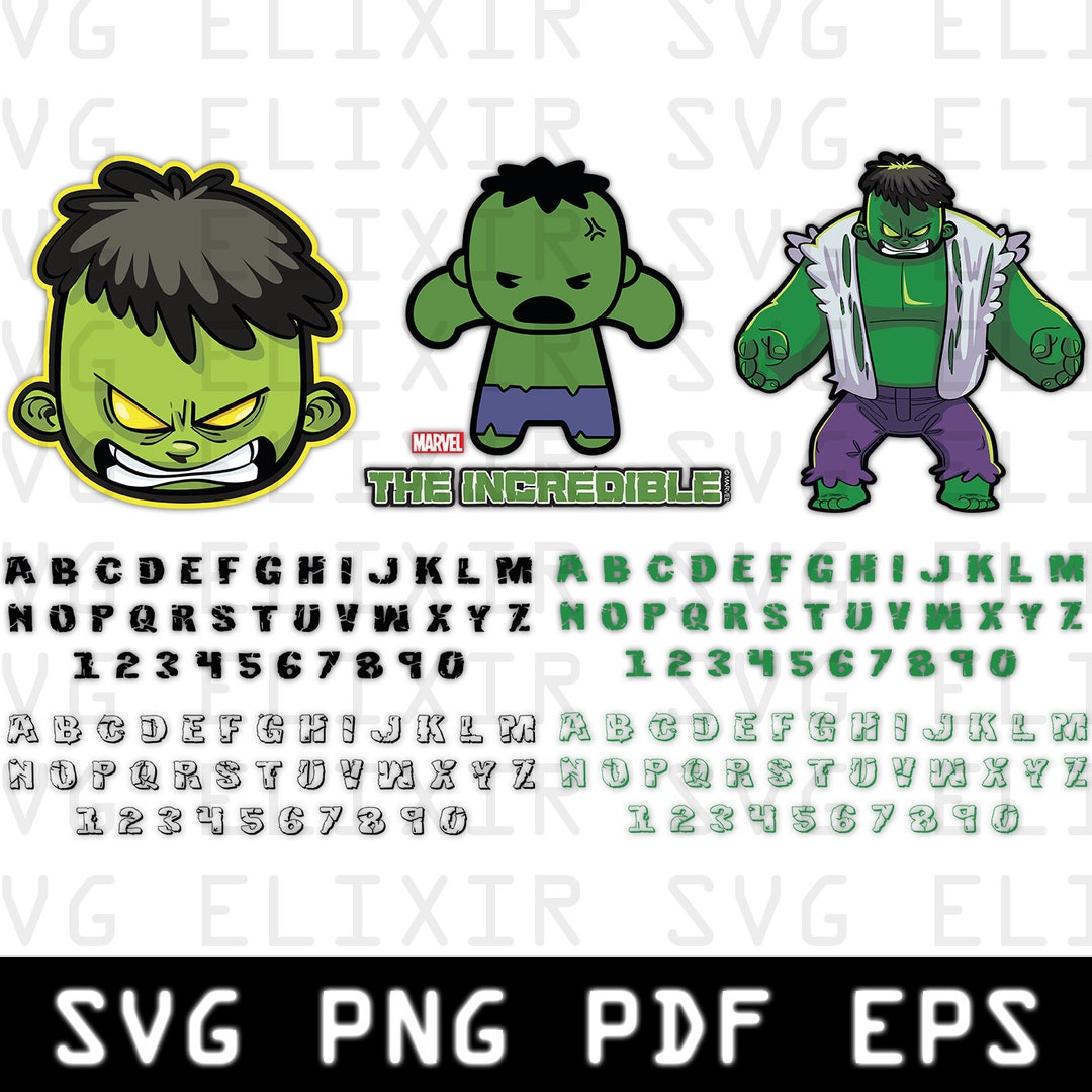 Hulk SVG Hulk Vector Baby Hulk SVG Baby Hulk Vector Baby - Etsy France