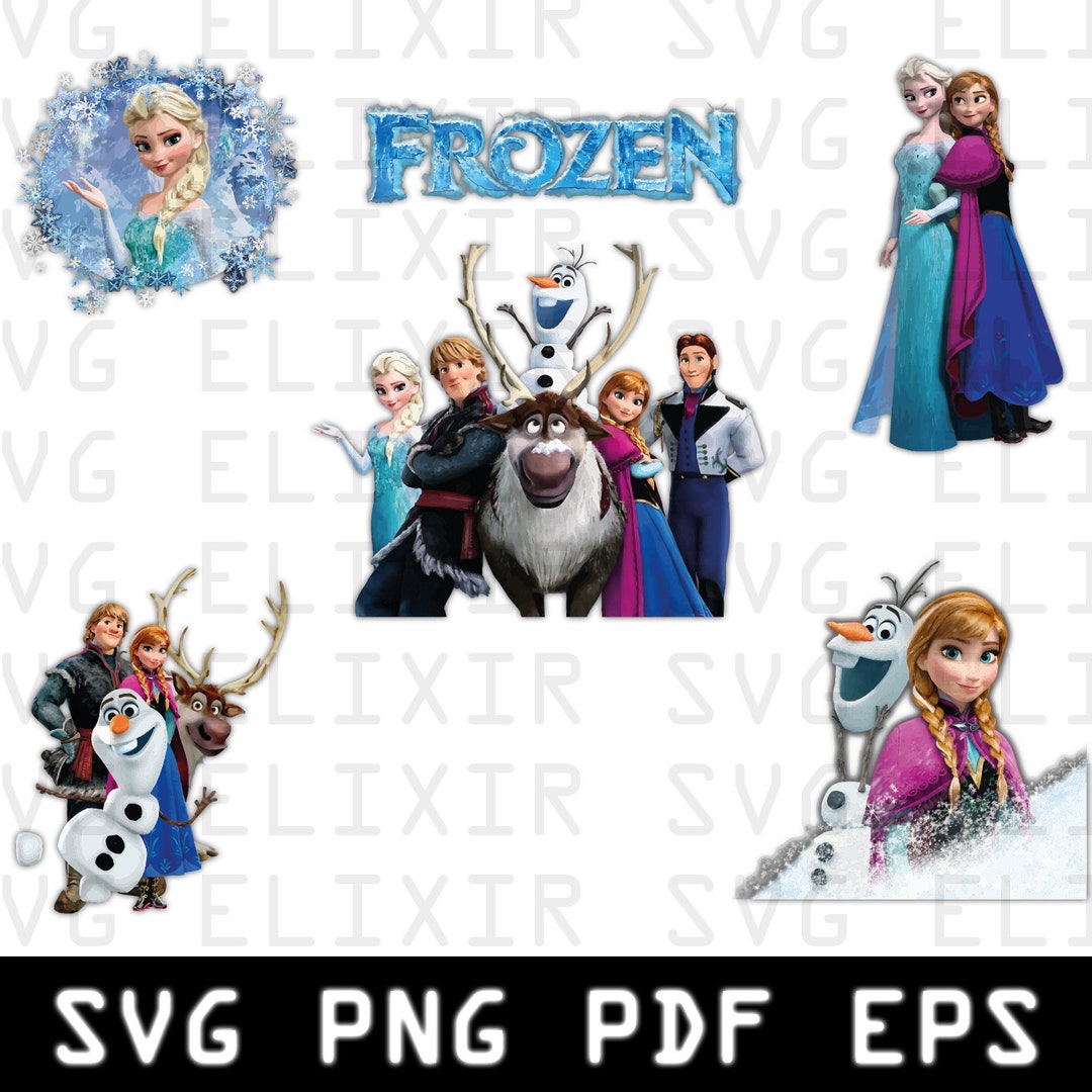 Frozen SVG Frozen Vector Frozen SVG Bundle Frozen Cricut - Etsy Australia