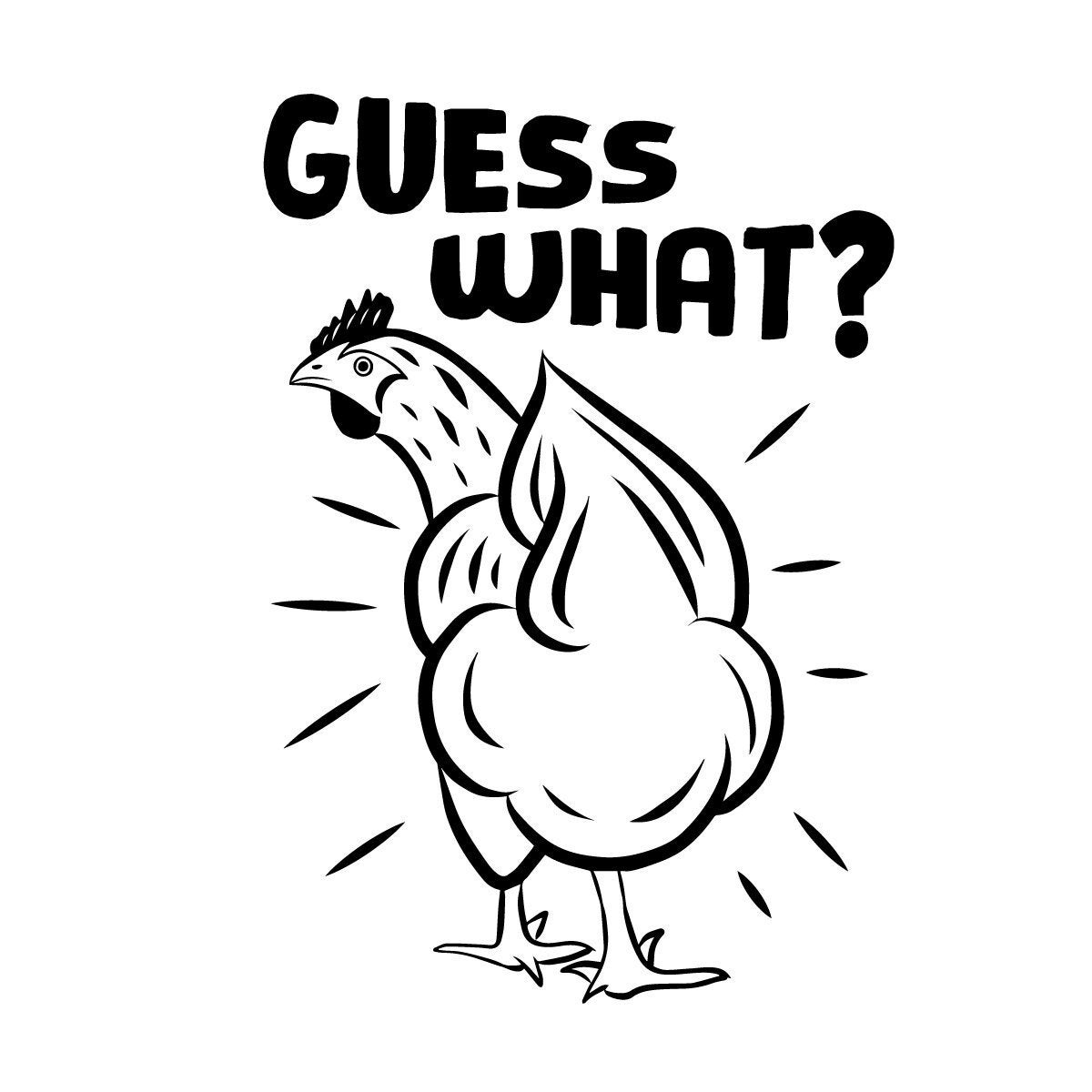 Guess What? Chicken Butt! - Etsy