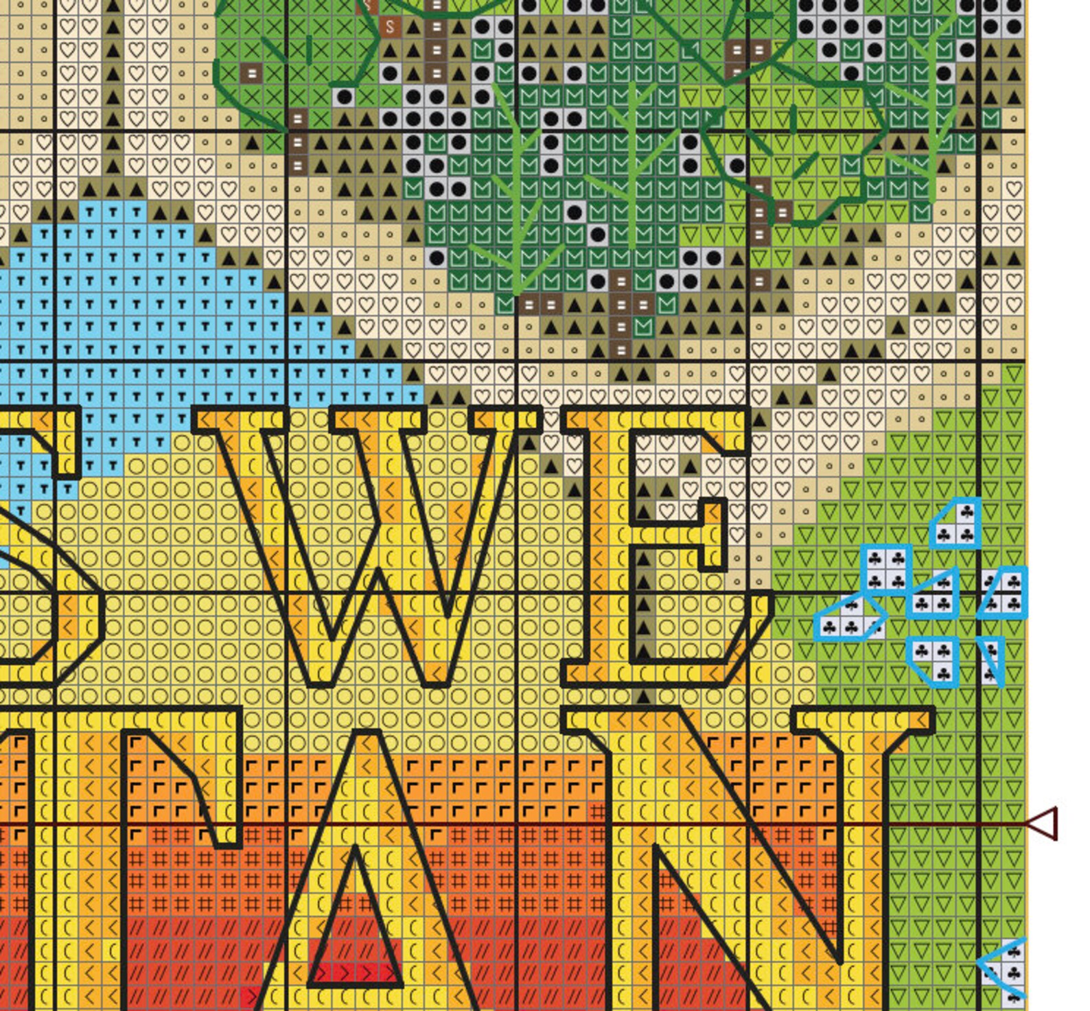 Settlers of Catan Counted Cross Stitch Pattern, Digital Download, Catan ...