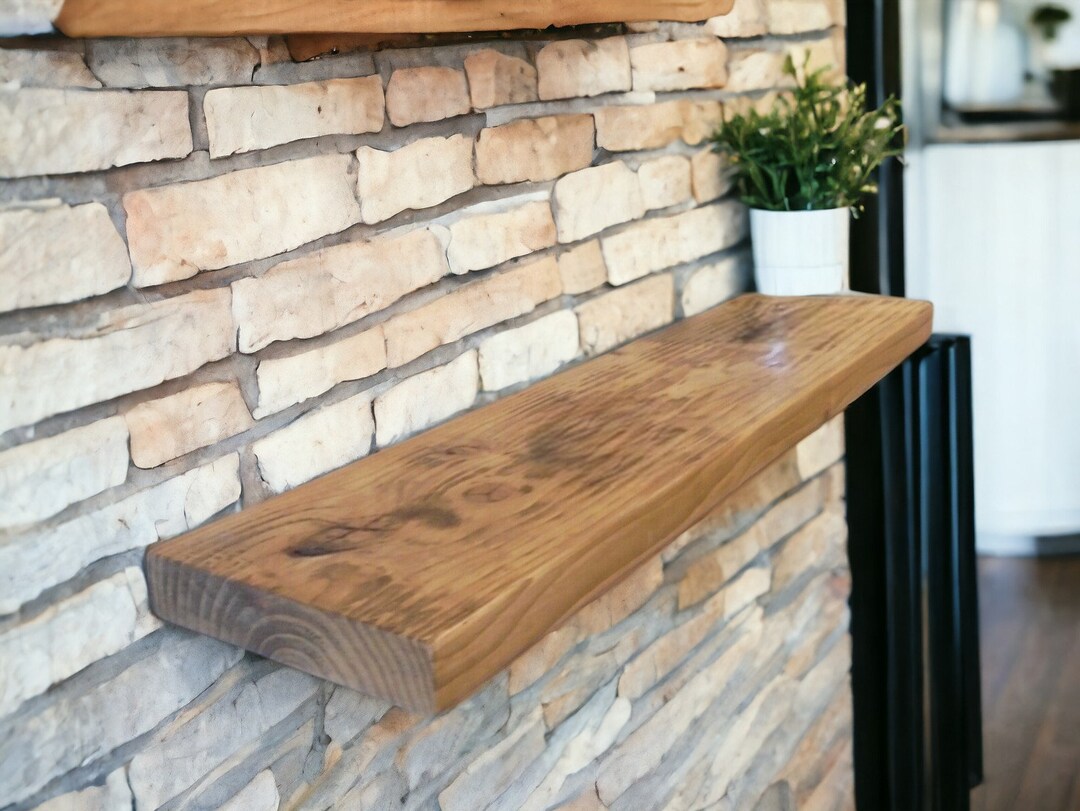 Floating Scaffold Board Shelves Heavy Duty Boards With Screws ...