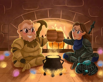 Dnd Fantasy Artwork - Etsy