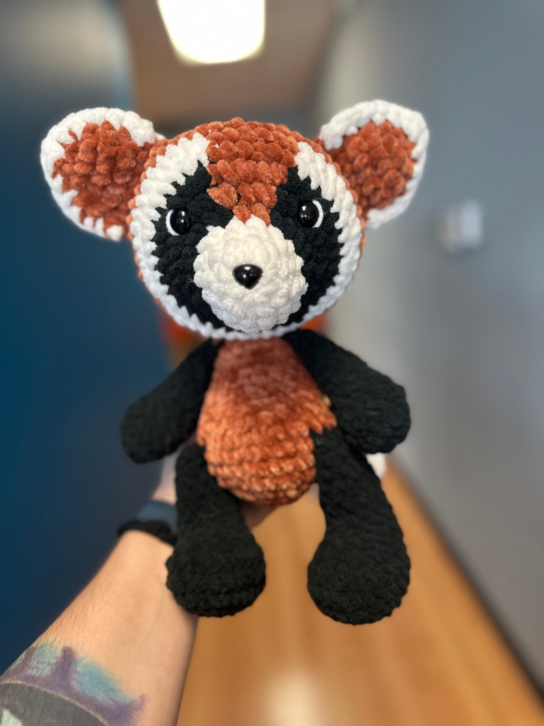 Crochet Amigurumi Red Panda Stuffed Animal - Etsy