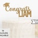 Just Graduated Cake Topper, Graduation Cake Topper, Cardstock Cake ...
