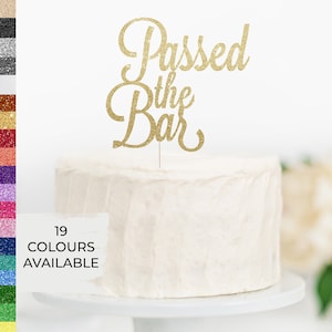 Passed the Bar Cake Topper, Bar Exam Lawyer Cake Topper, Lawyer ...