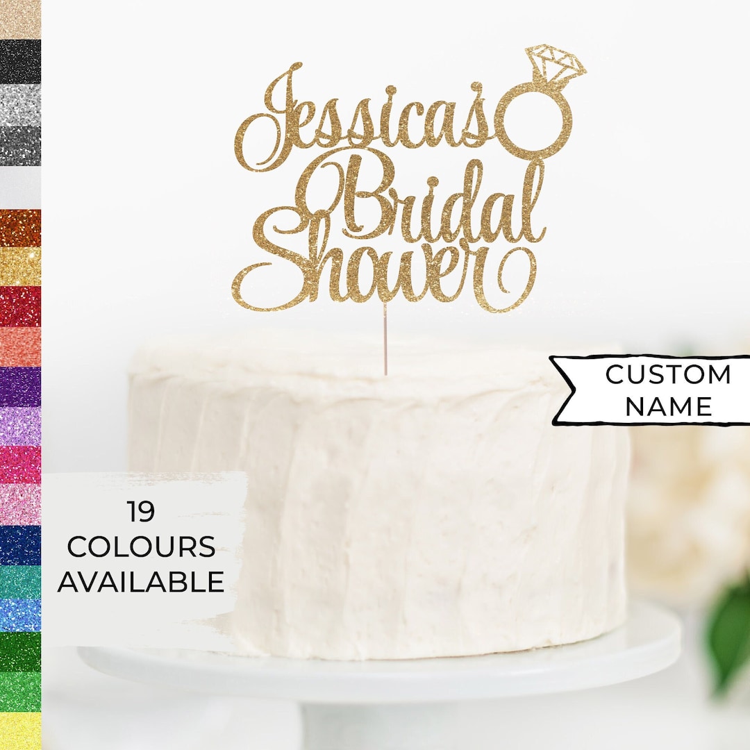 Custom Bridal Shower Cake Topper, Bridal Shower Cake Topper, Future Mrs ...