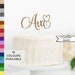 Custom Cake Topper, Custom Name Cake Topper, Cardstock Cake Topper ...