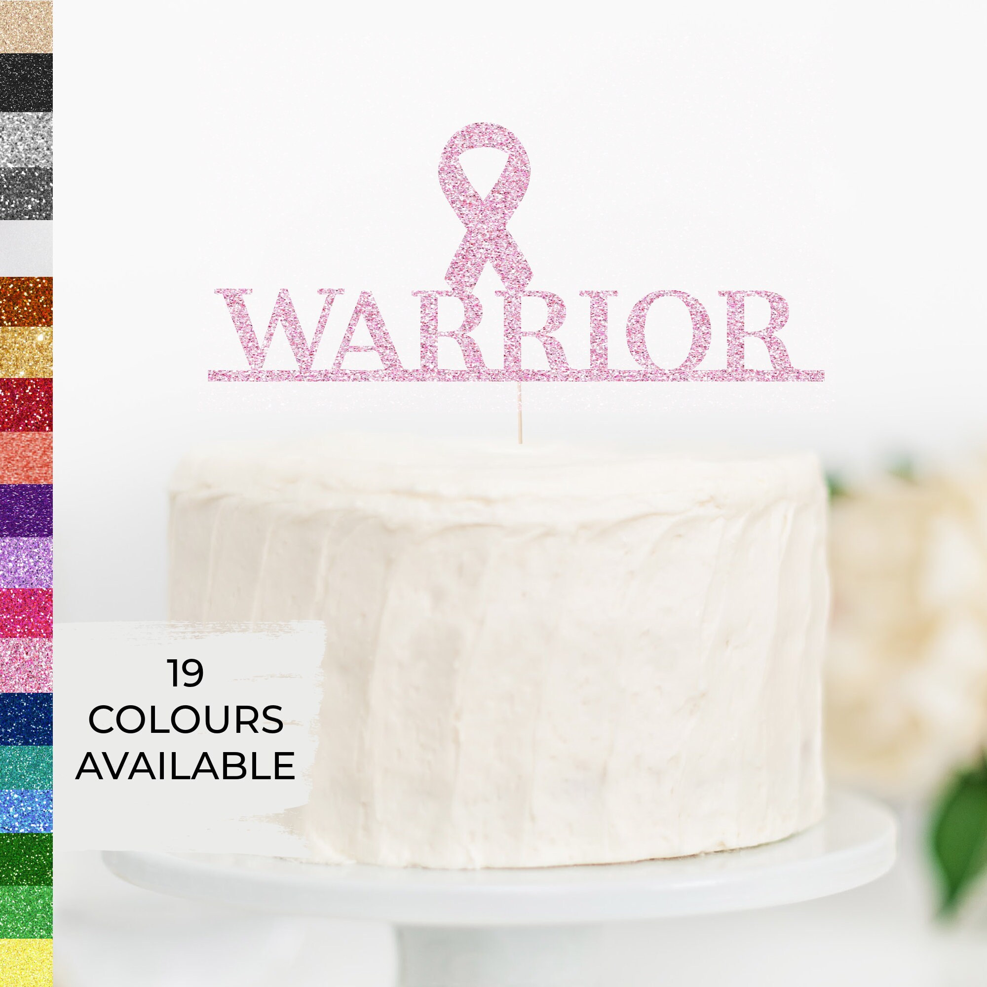 Cancer Warrior Cake Topper, Cancer Survivor Cancer Free Party,bye Chemo ...