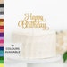 Happy Birthday Topper, Happy Birthday Cake Topper, Any Age Cake Topper ...