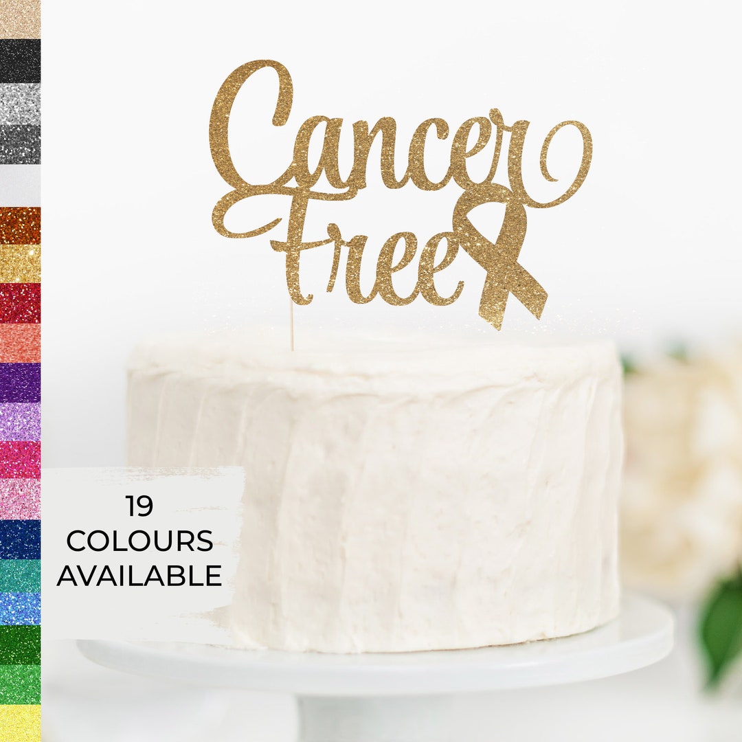 Cancer Free Cake Topper, Cancer Survivor Cancer Free Party,bye Chemo,f ...