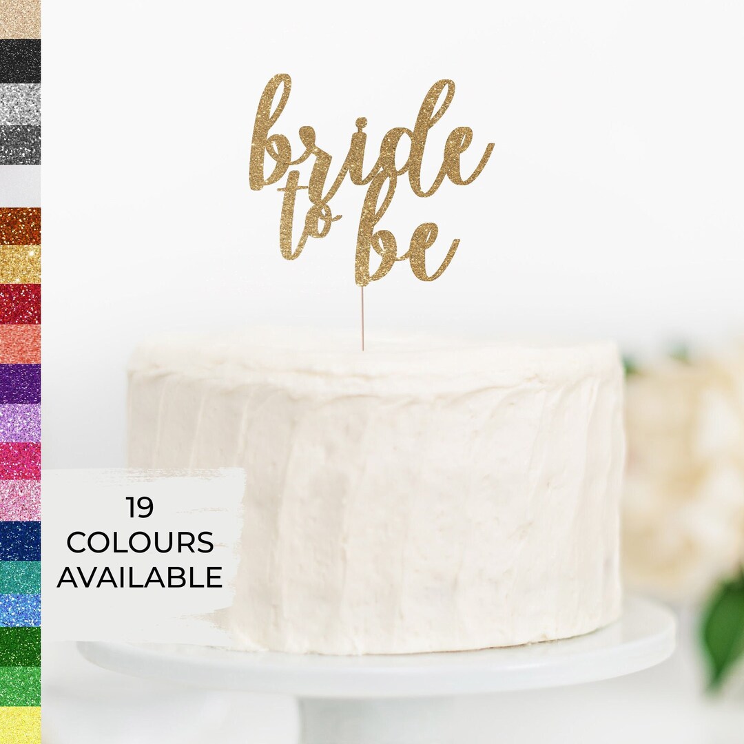 Bride to Be Cake Topper, Bridal Shower Cake Topper, Future Mrs Cake ...