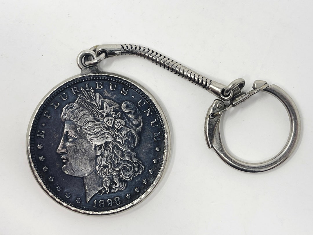 Rare Key Chain Harrah's Club Lake Tahoe With 1898 Us Morgan Dollar - Etsy