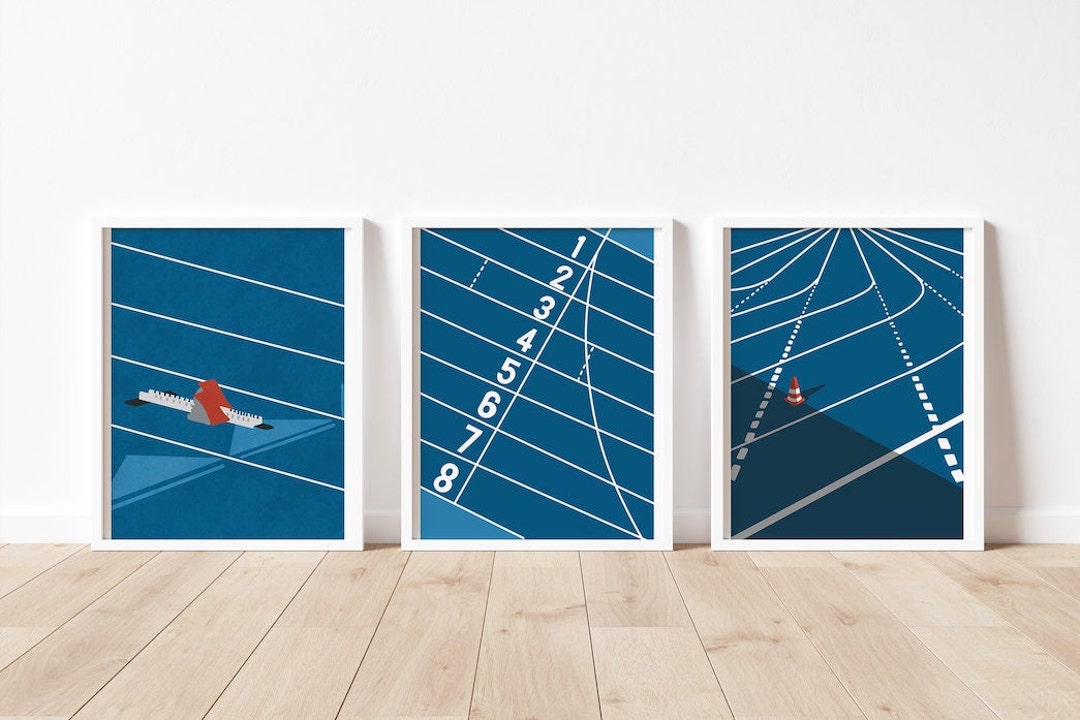 Track Digital Art Instant Download; Track and Field, Running, Sports ...