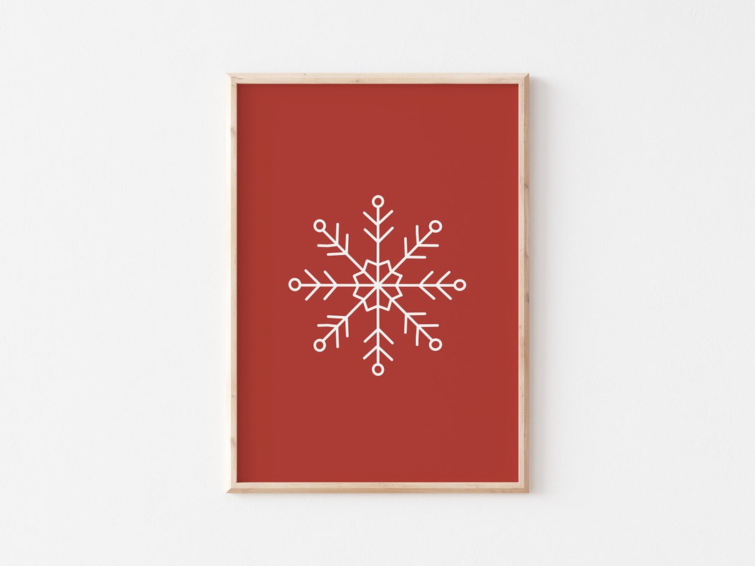 Snow Flake Digital Download Instant Winter Art - Etsy