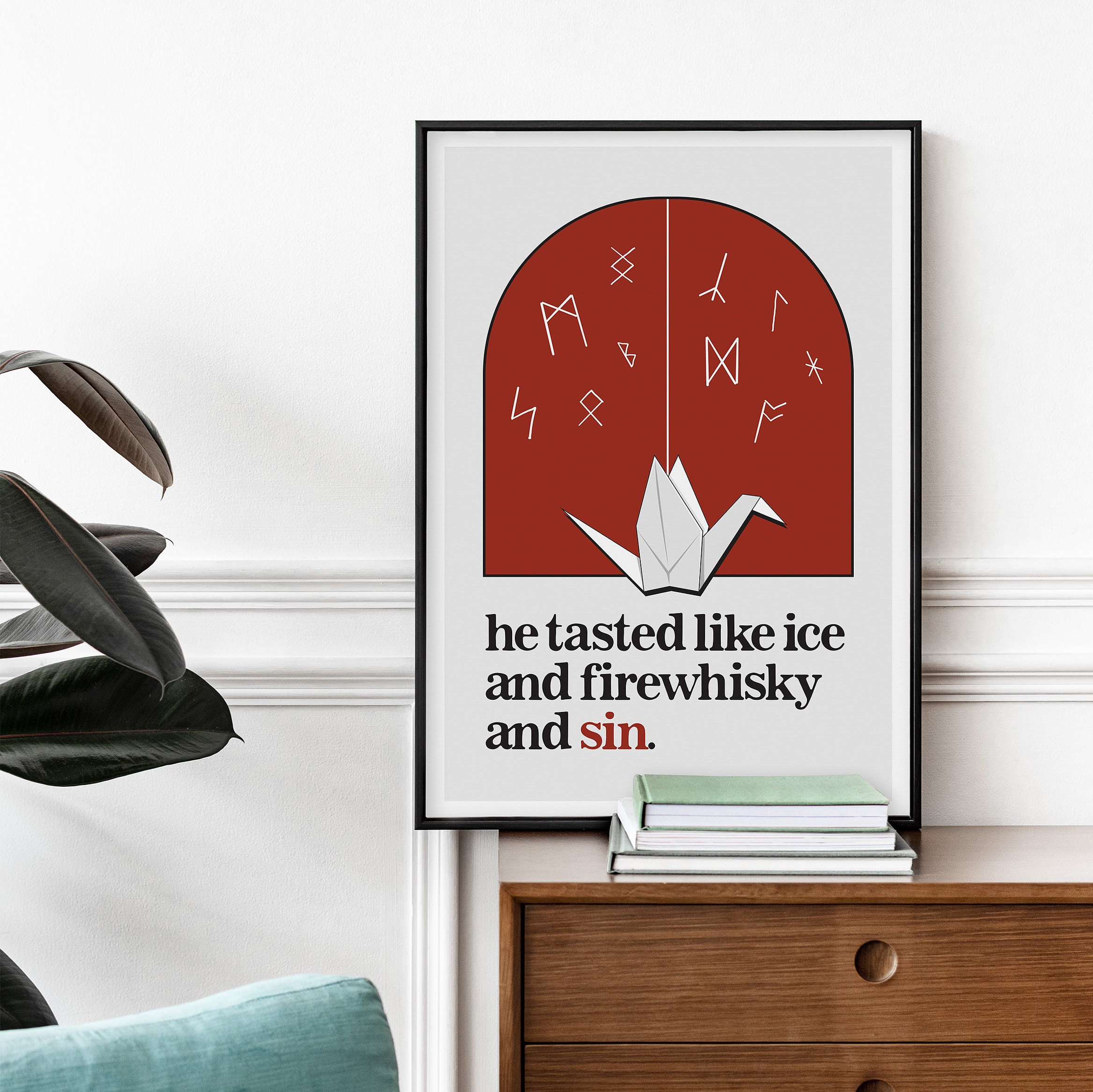 Manacled Print, Dramione Inspired Art, Senlinyu Fanfiction Poster ...