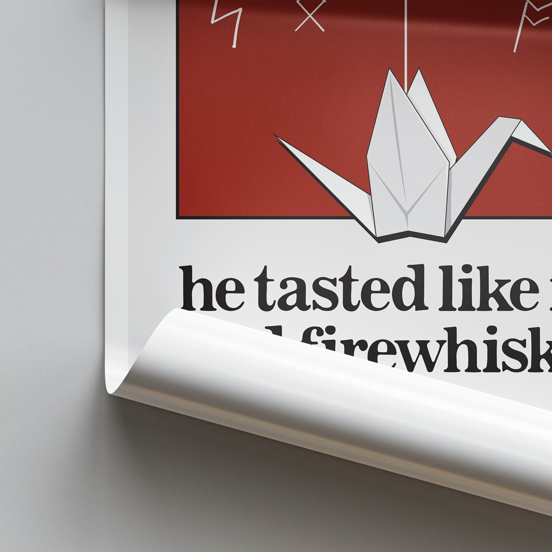 Manacled Print, Dramione Inspired Art, Senlinyu Fanfiction Poster ...