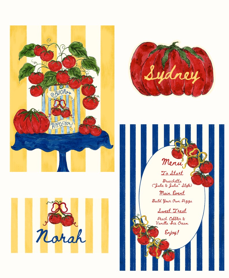 Tomato Lover Bundle Digital Template - Etsy