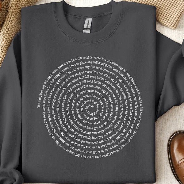 Personalized Lyrics Shirt - Etsy