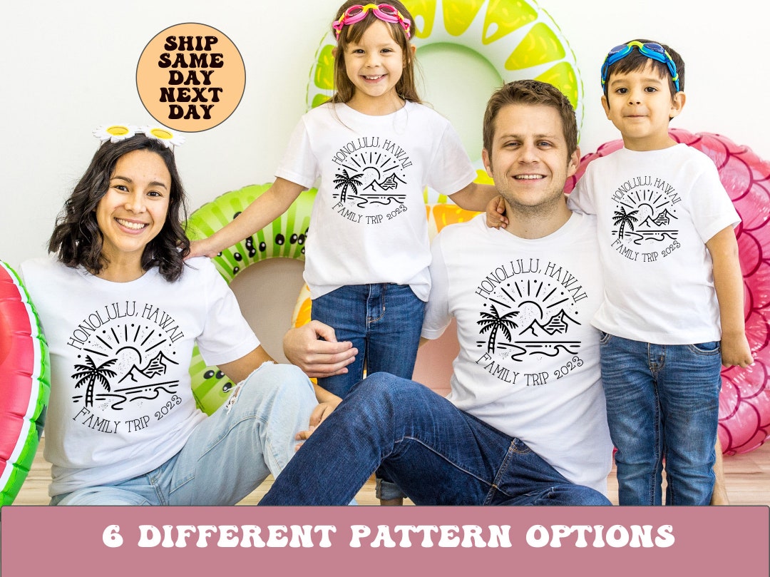 Matching Family Vacation T-shirt: Custom Beach Holiday Shirts - Etsy