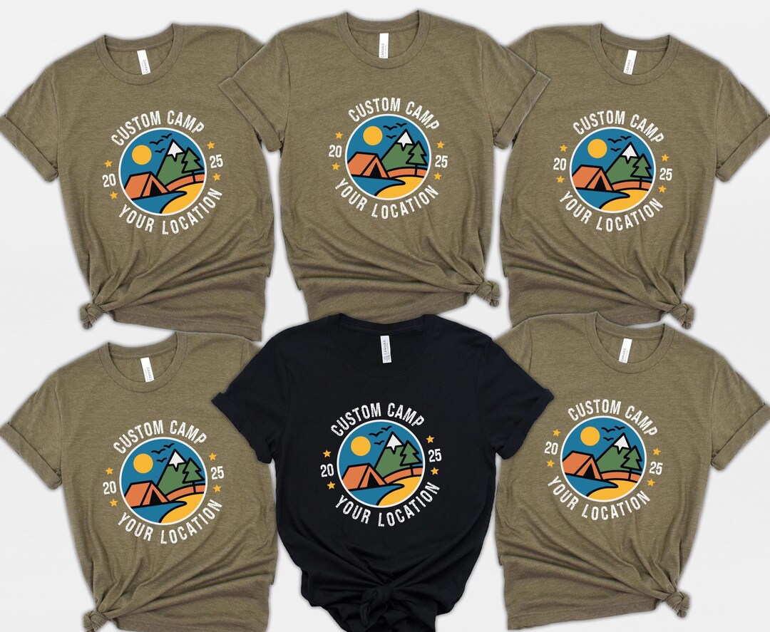 Custom Camp Shirt: Personalized Camping Trip Tee - Etsy