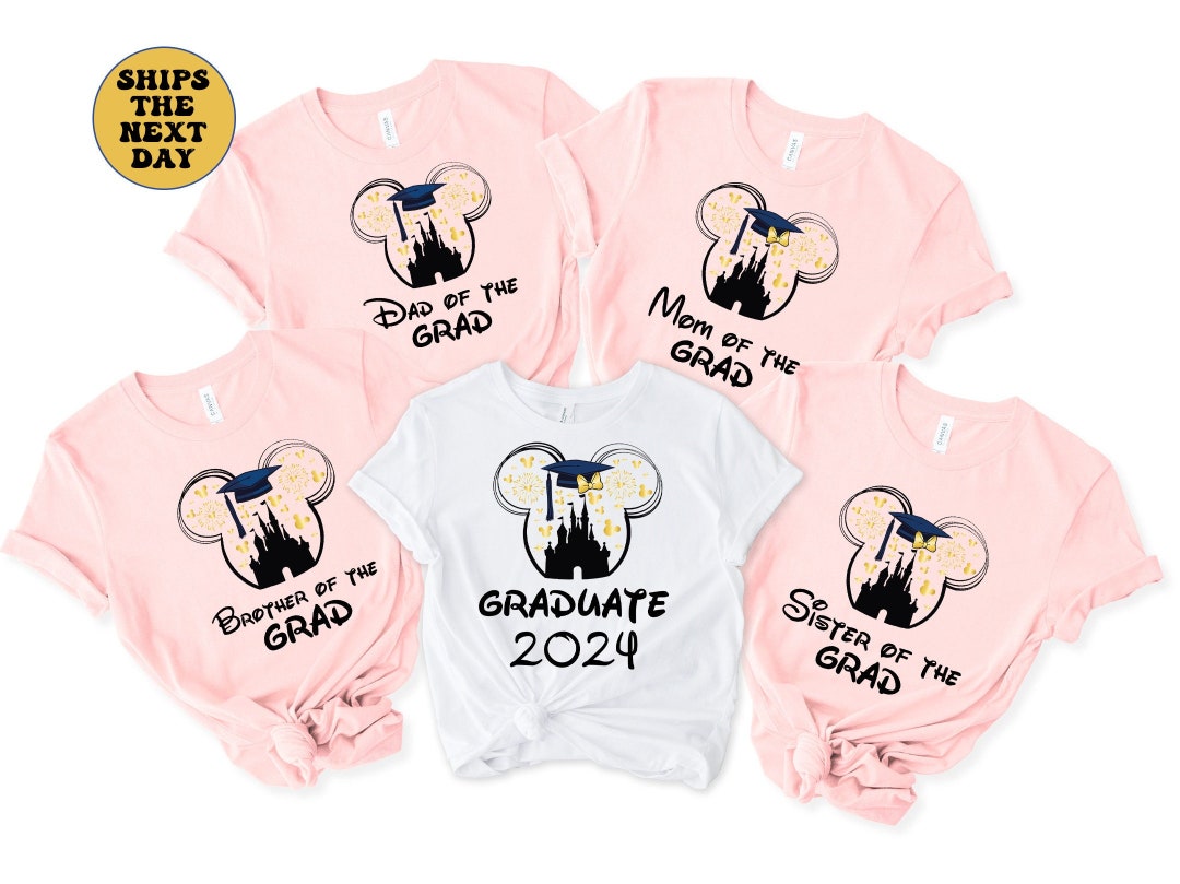 Personalized Disney Graduation Shirts, Graduation Shirt, Class of 2024 ...
