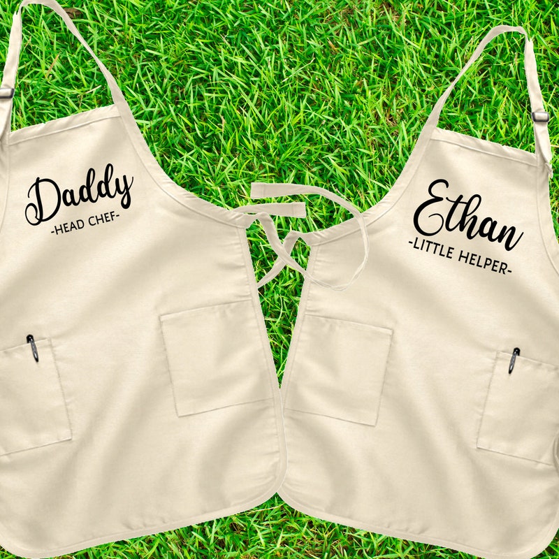 Father Son Aprons - Etsy