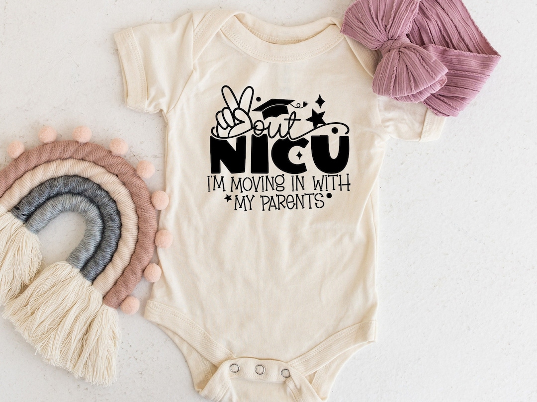 Peace Out NICU Baby Bodysuit: NICU Graduate Gift - Etsy