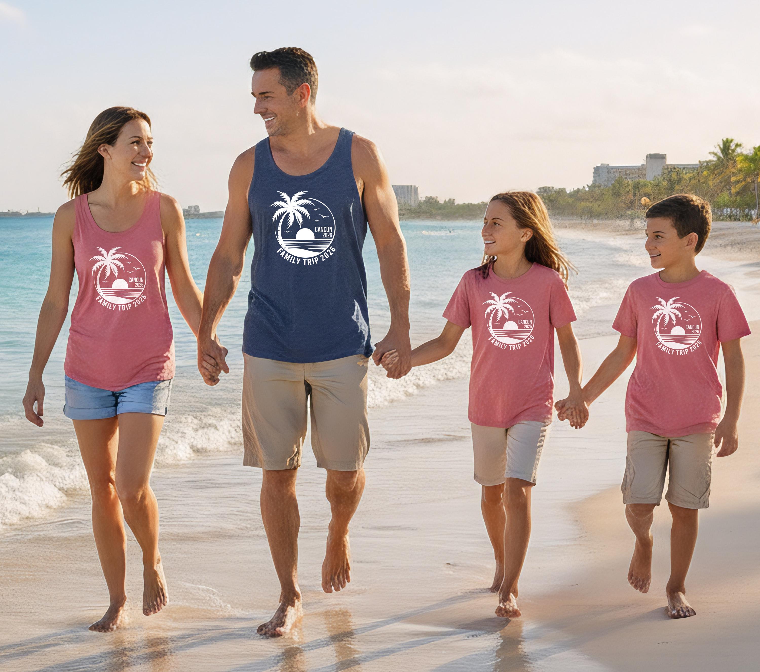 Custom Family Vacation Shirts: Personalized Beach Trip Tees - Etsy