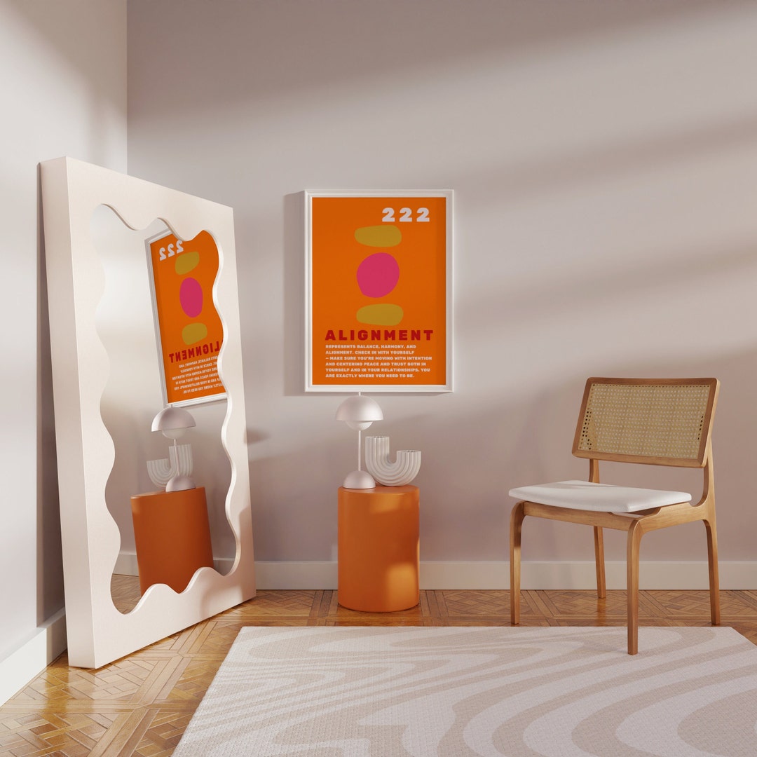 Alignment 222 Angel Number Digital Print Aura Poster, Manifestation ...