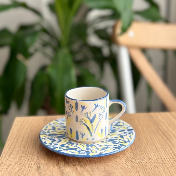 Hand Painted Cups - Etsy