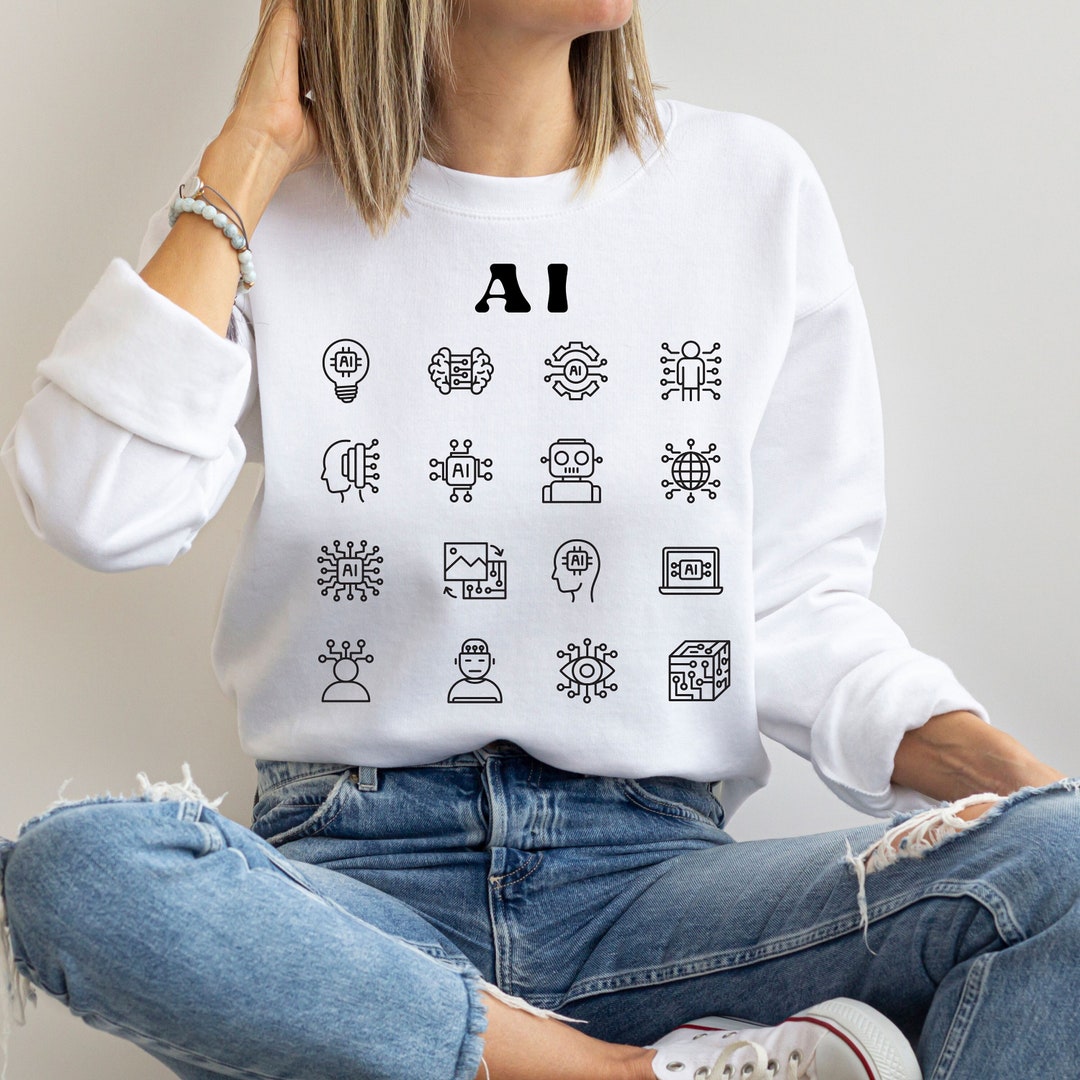 A.I, Artificial Intelligence Coded Sweatshirt, AI Robot Shirt, Funny ...
