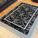 Luxury Soft Black Gold Wool Living Room Rug 6X8 Black Fur - Etsy