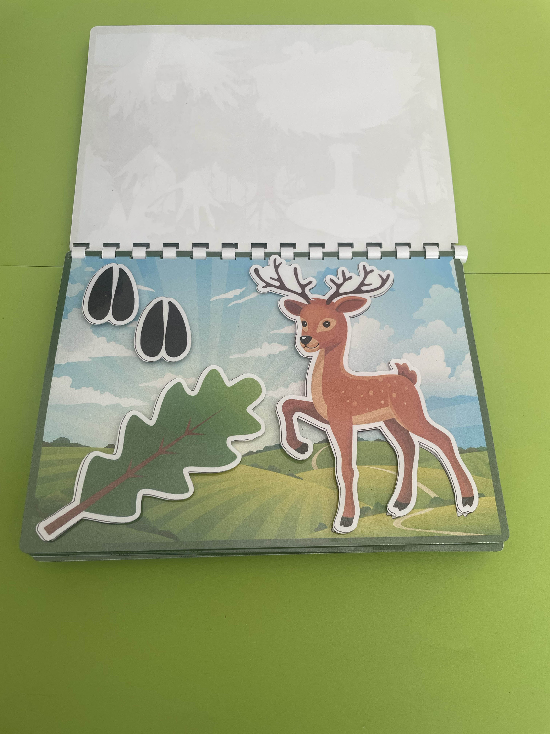 Laminated Activity Book Animals Velcro Sticker Book - Etsy