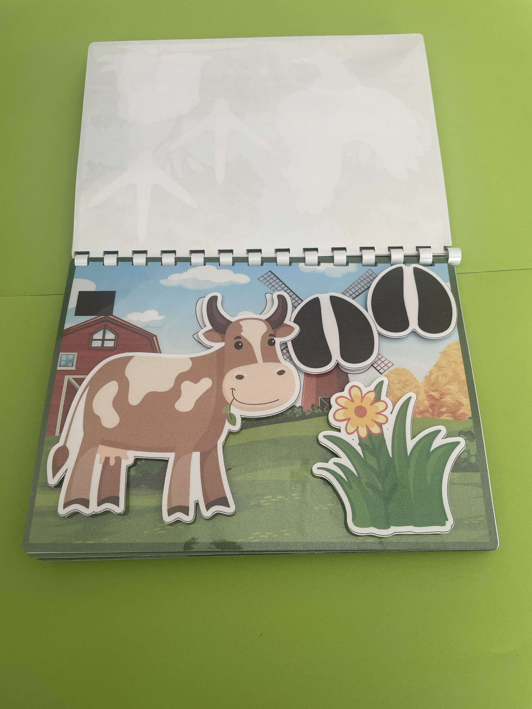 Activity Book Animals Velcro Sticker Book - Etsy