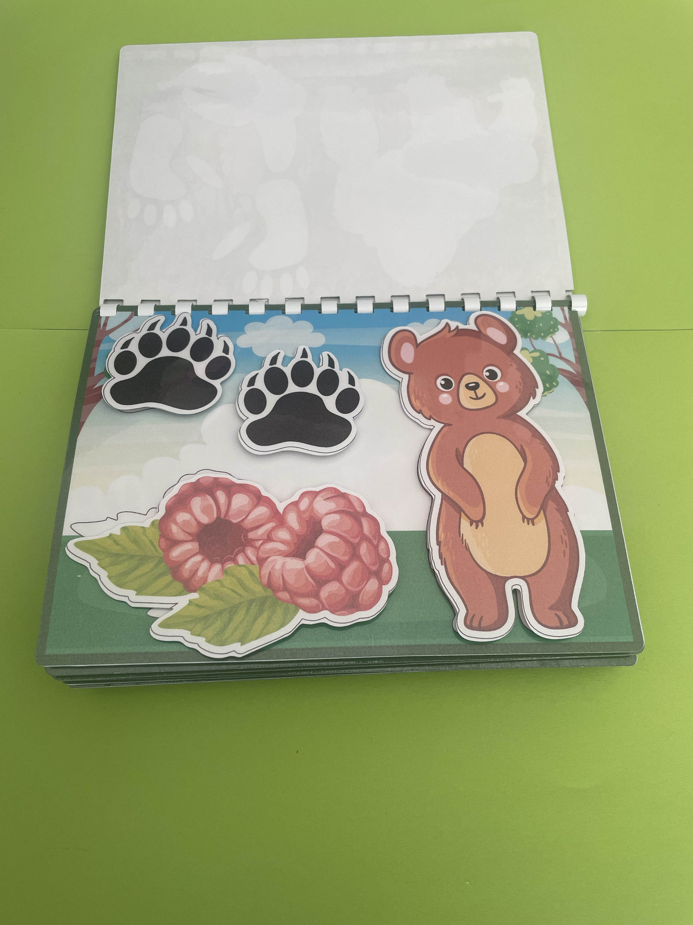 Laminated Activity Book Animals Velcro Sticker Book - Etsy