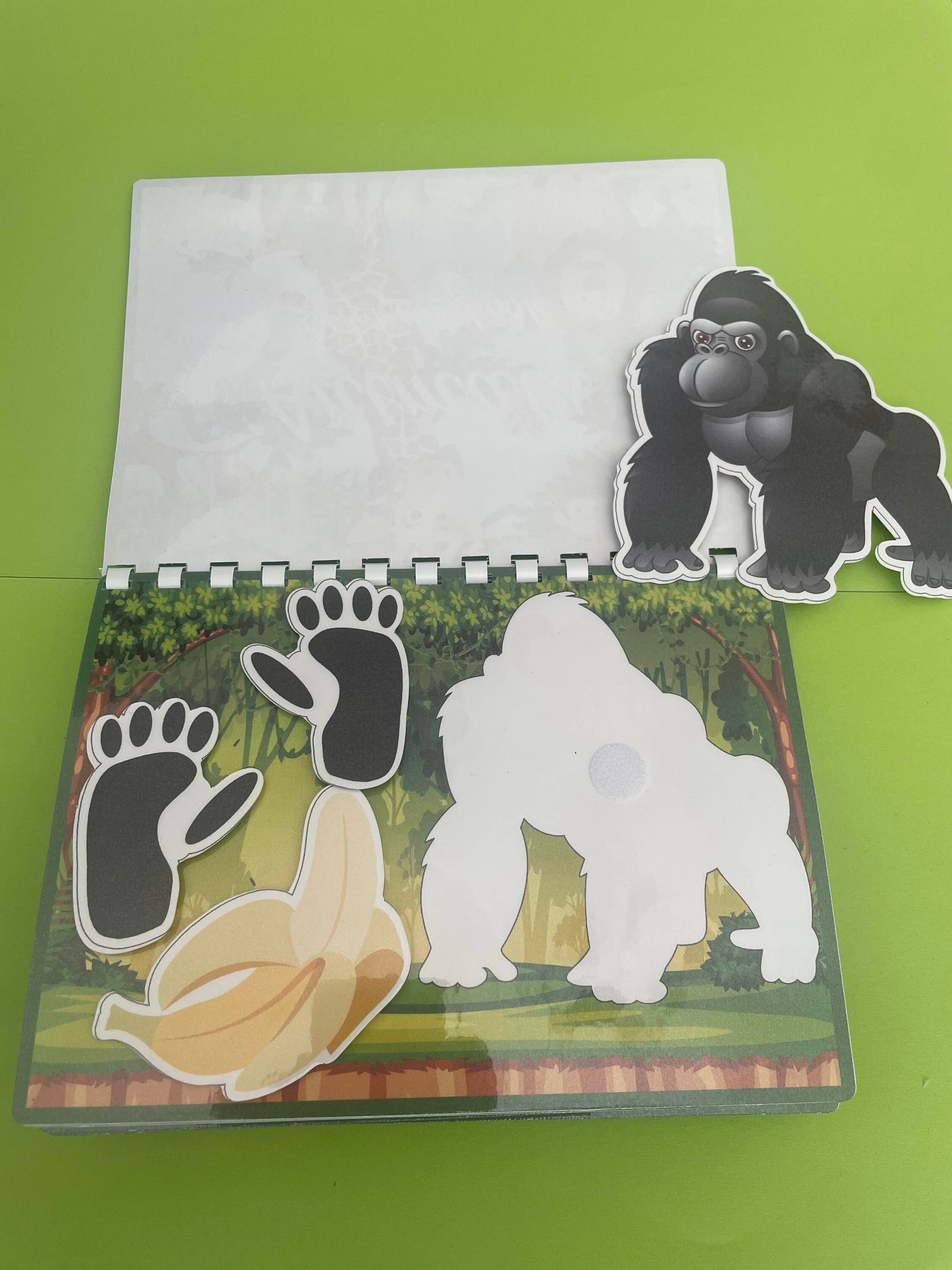 Laminated Activity Book Animals Velcro Sticker Book - Etsy