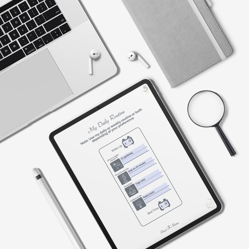 Sleep Better Digital Guide With Daily and Weekly Routine, Planner ...