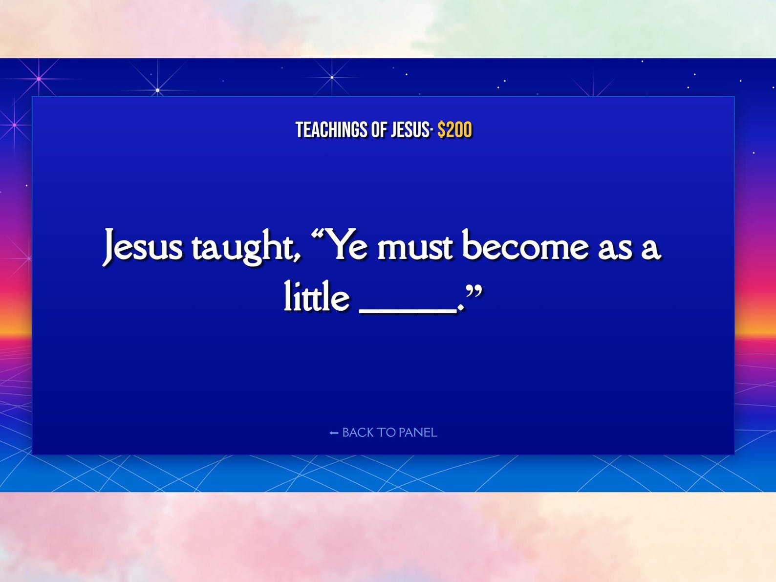 Book of Mormon Jeoparty Game | Fun LDS Activity | Who Said It, Miracles ...