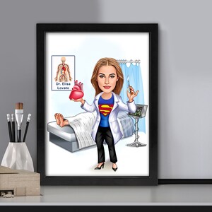 Custom Super Cardiologist, Heart Doctor Gift, Custom Cardiologist ...