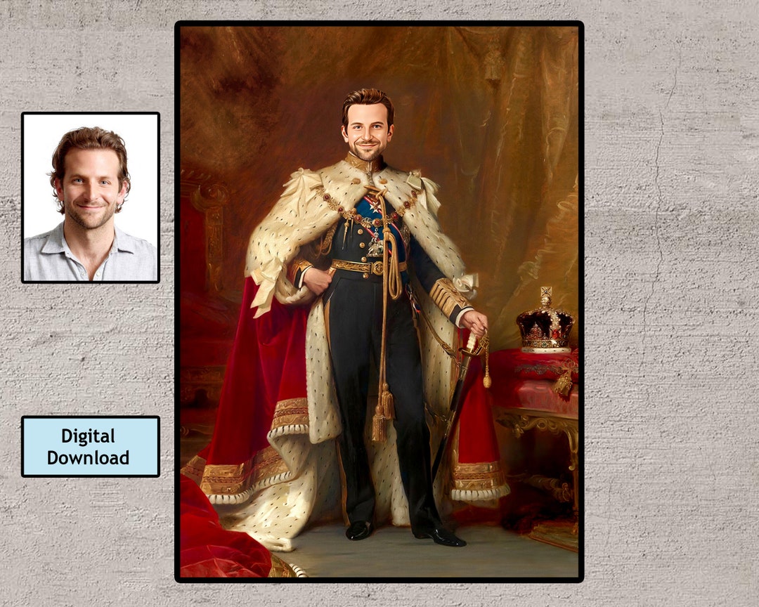 Custom Royal Portrait From Photo, Renaissance Portrait, Historical ...