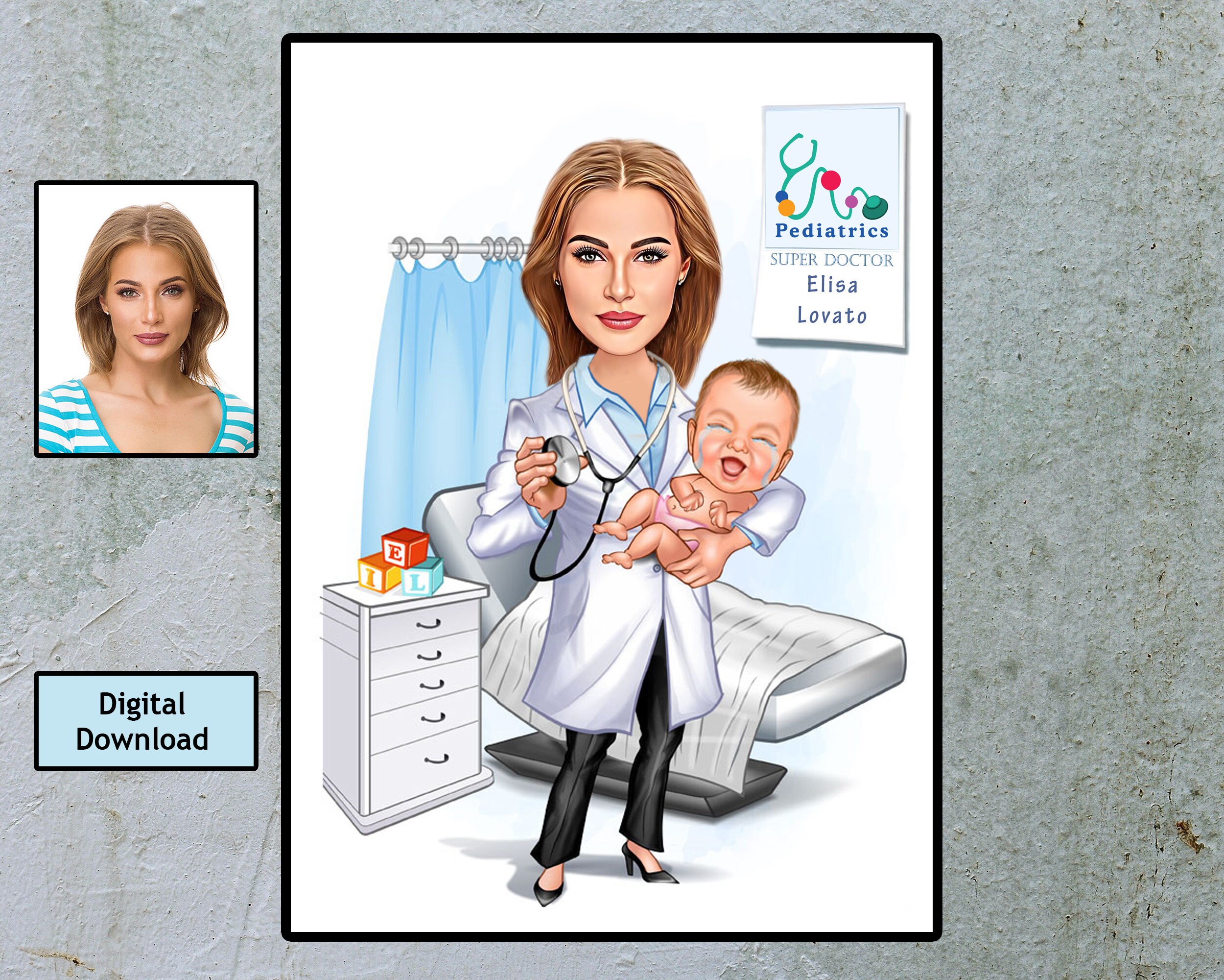 Cartoon Pediatrician