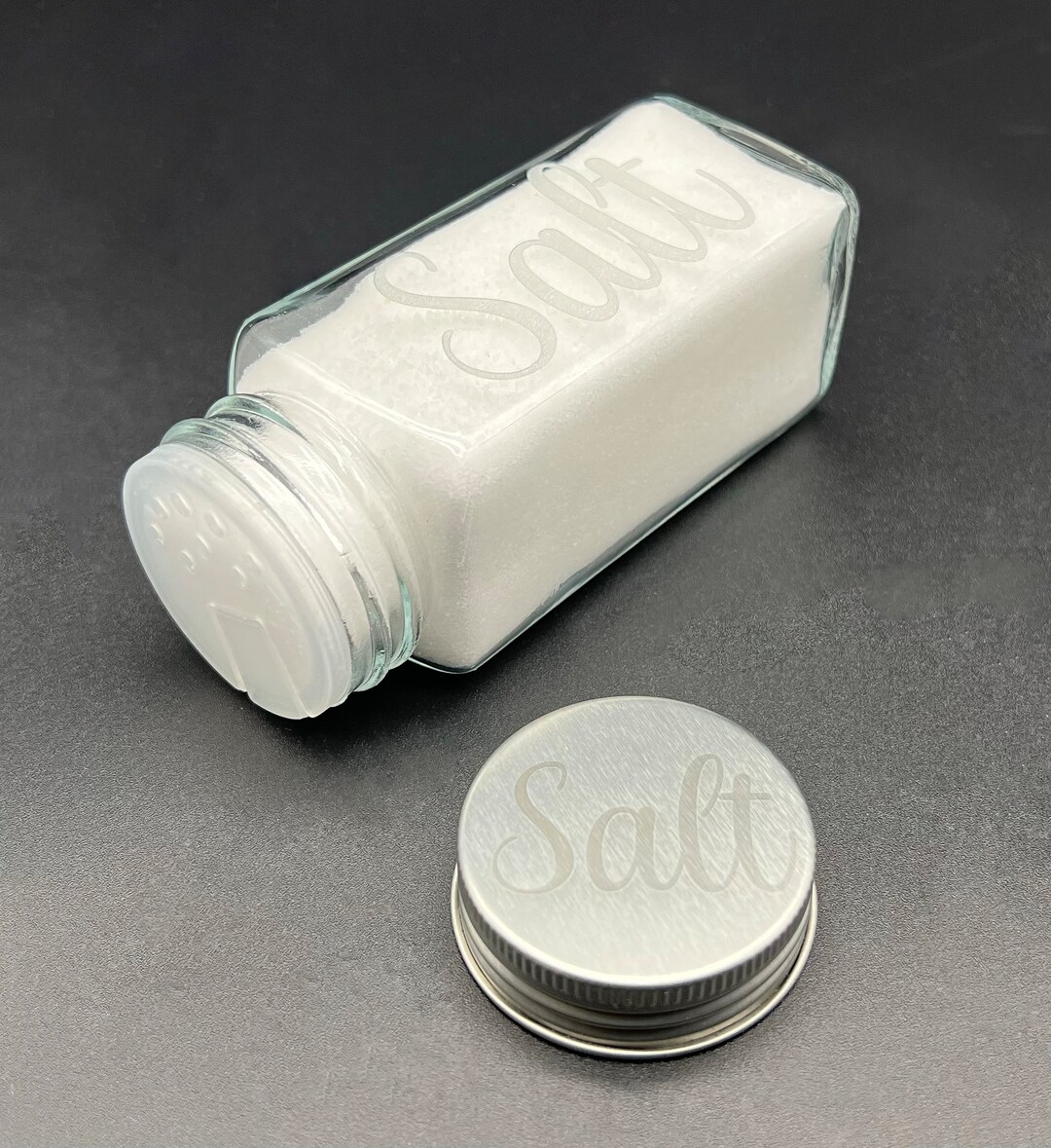 Custom Spice Jars Engraved Glass Jars Spice Organization - Etsy