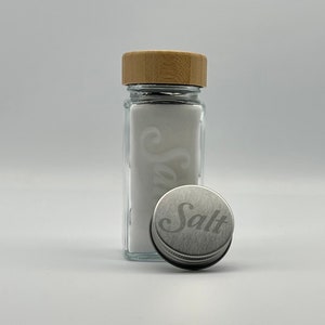 Custom Spice Jars, Engraved Glass Jars, Spice Organization ...