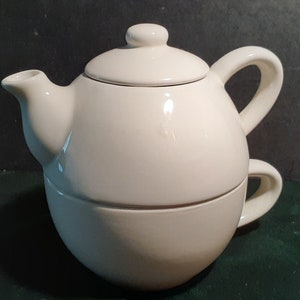 Pier 1 Stoneware Tea for One - Etsy