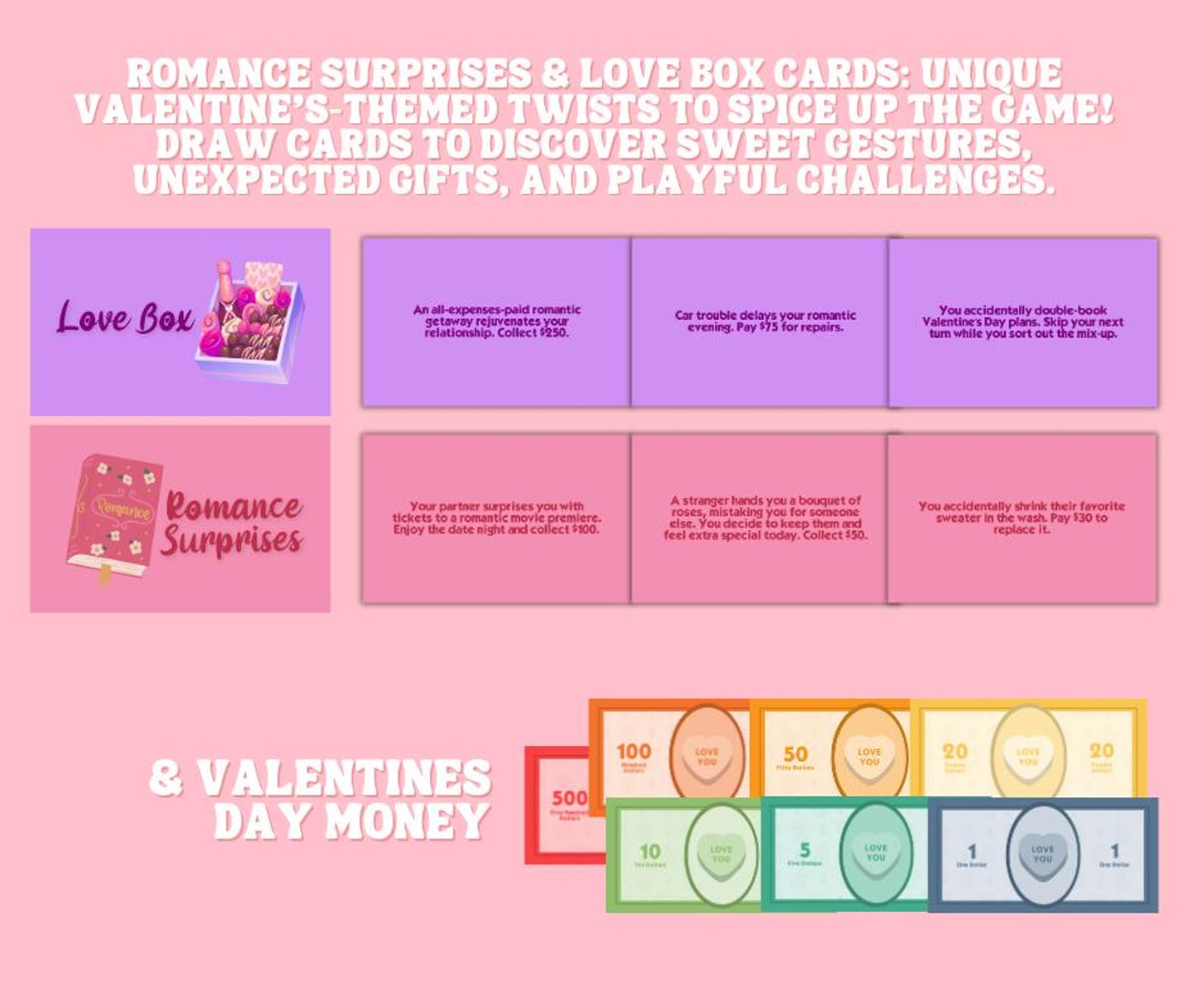 Lovopoly | Valentine's Day Monopoly | Valentine's Day Game | Galentine ...